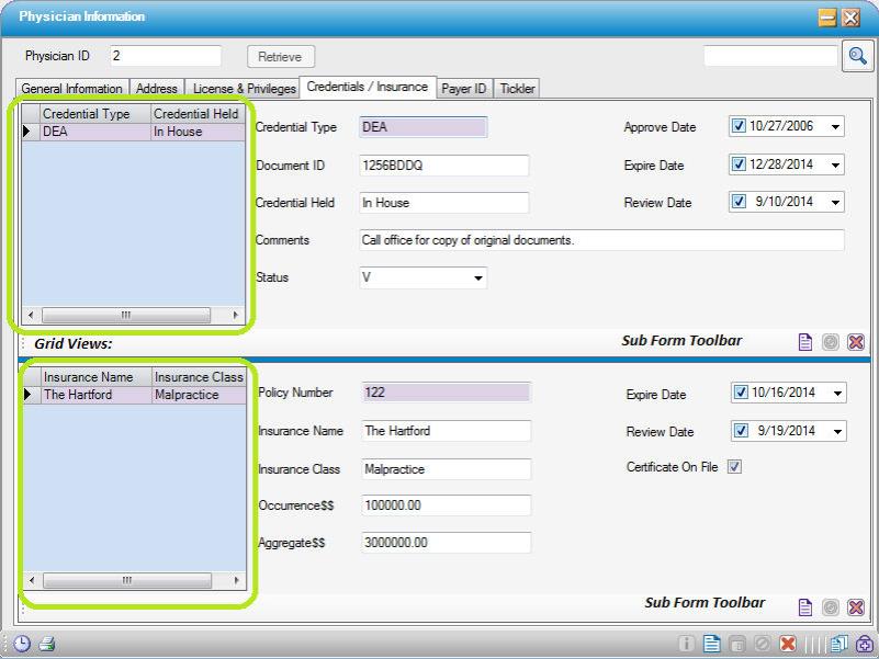Multiple Record Format